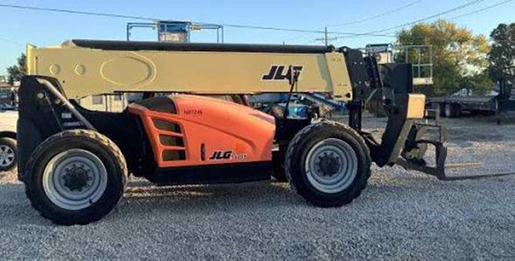 2018 JLG 1055 10000 LB DIESEL TELESCOPIC FORKLIFT 4WD ENCLOSED CAB WITH ...