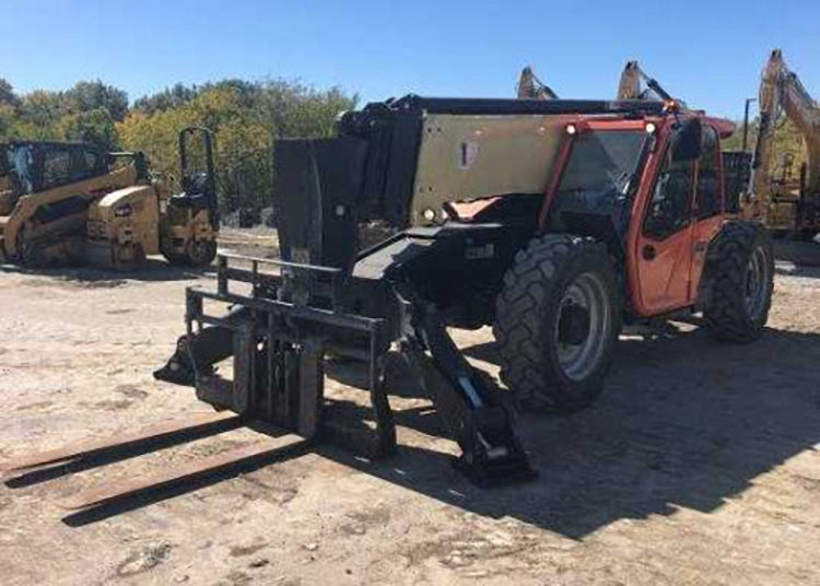 2019 JLG 1055 10000 LB DIESEL TELESCOPIC FORKLIFT 4WD ENCLOSED CAB WIT ...