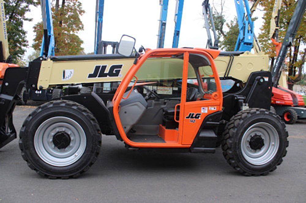 2019 JLG 742 7000 LB DIESEL TELESCOPIC FORKLIFT TELEHANDLER 4WD 2411 ...