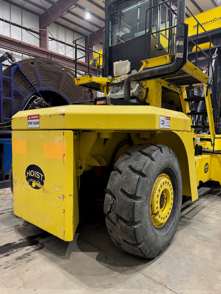 2010 HOIST P1050 105000 LB DIESEL FORKLIFT PNEUMATIC 180" 2 STAGE MAST ...