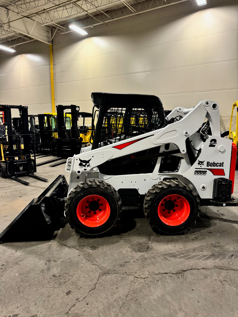 2018 BOBCAT S595 SKID STEER 2200 LB CAPACITY DIESEL PNEUMATIC TIRES ...