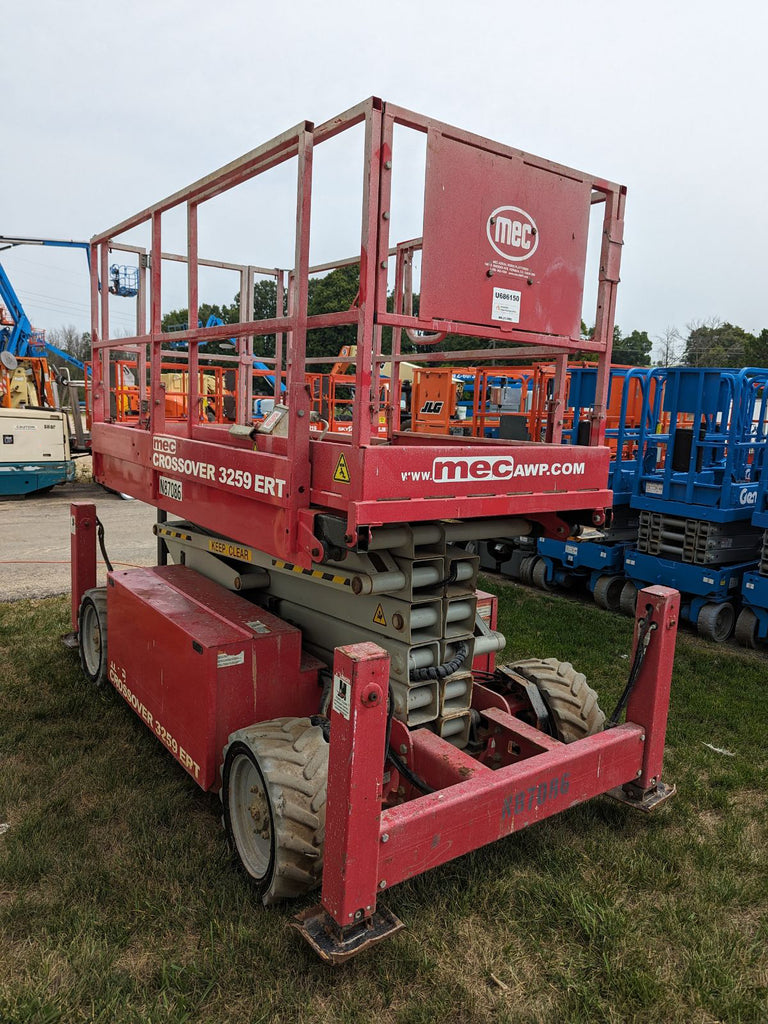 2014 MEC 3259ERT 32' REACH SCISSOR LIFT ELECTRIC ROUGH TERRAIN ...