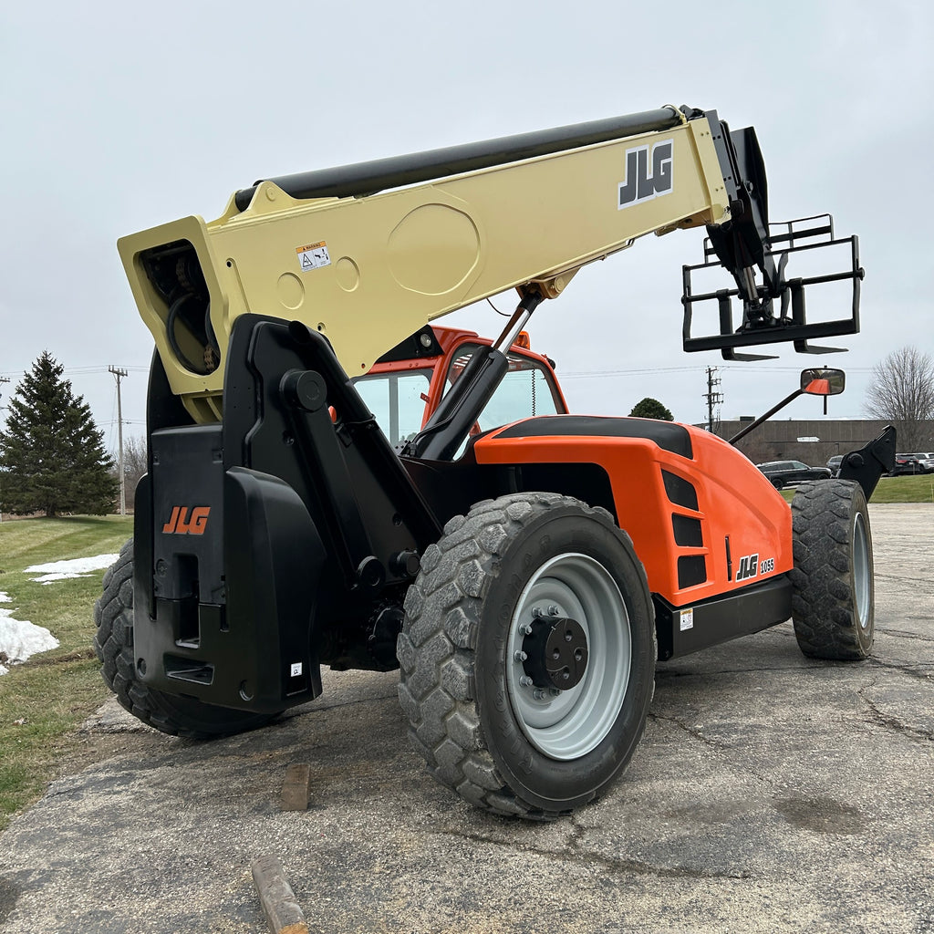 2017 JLG 1055 10000 LB DIESEL TELESCOPIC FORKLIFT 4WD OPEN CAB 2354 HO ...
