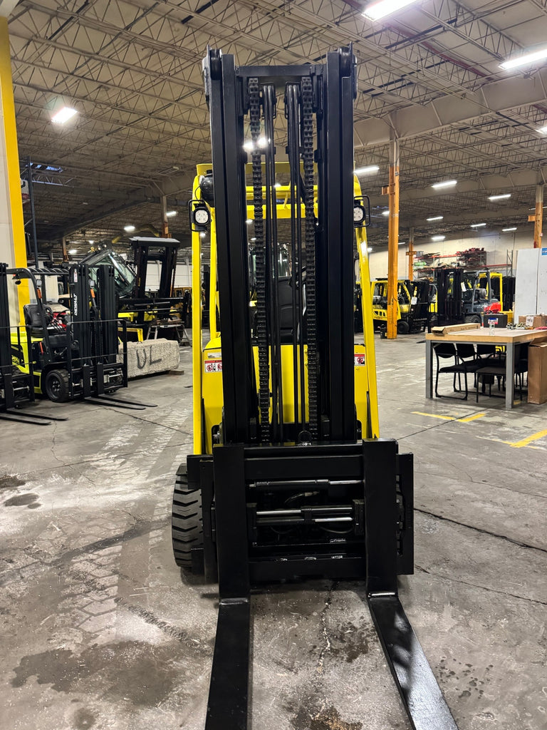 2016 HYSTER E120XN 12000 LB ELECTRIC 107/157" 2 STAGE CLEAR VIEW MAST ...