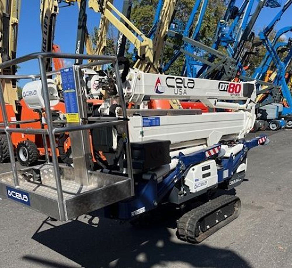 2022 CELA DT80 COMPACT TRAX SPYDER BOOM LIFT ARTICULATING LIFT DIESEL ...