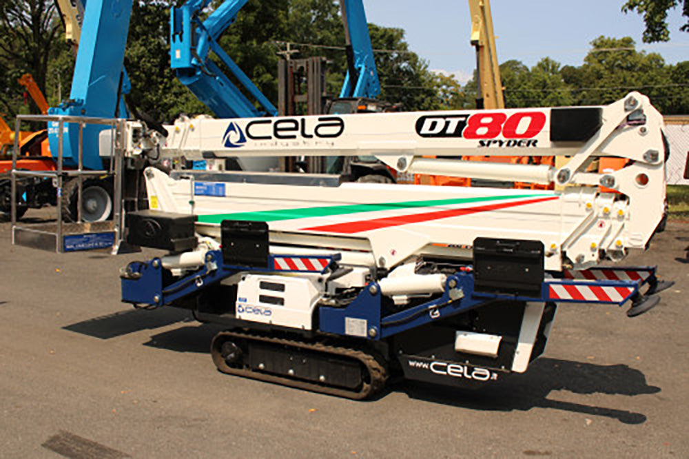 2023 CELA DT80 COMPACT TRAX SPYDER BOOM LIFT ARTICULATING LIFT DIESEL ...