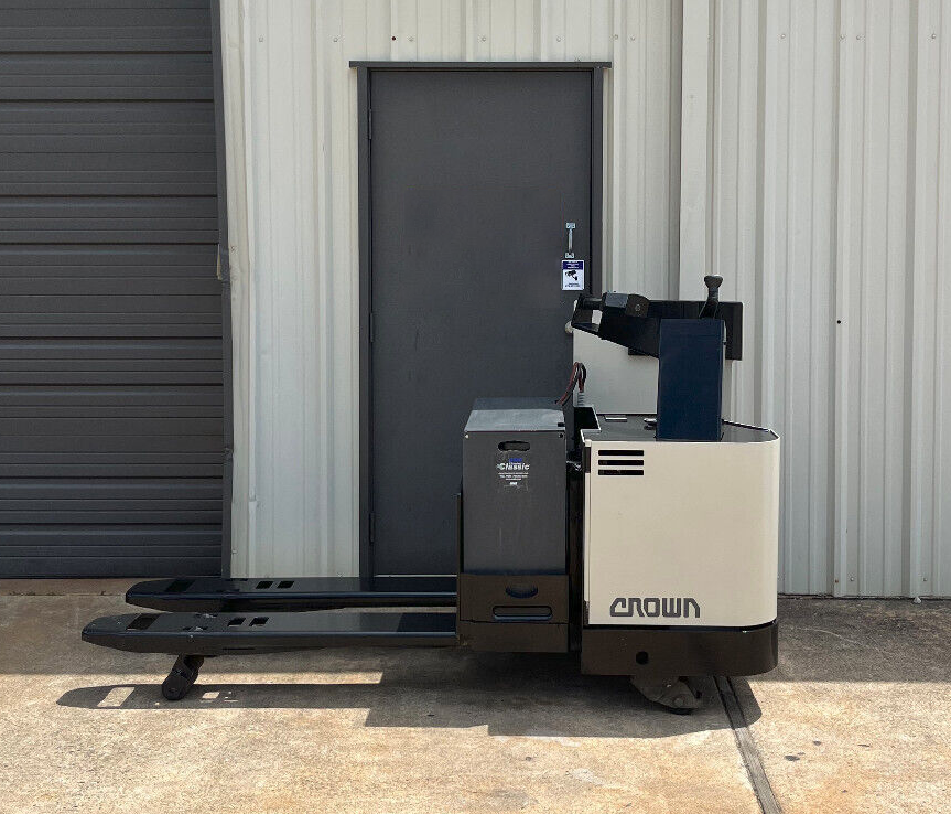 2009 CROWN PR3020-60 6000 LB ELECTRIC WALKIE PALLET JACK CUSHION 864 ...