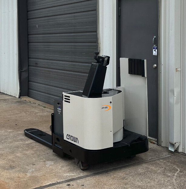 2009 CROWN PR3020-60 6000 LB ELECTRIC WALKIE PALLET JACK CUSHION 864 ...