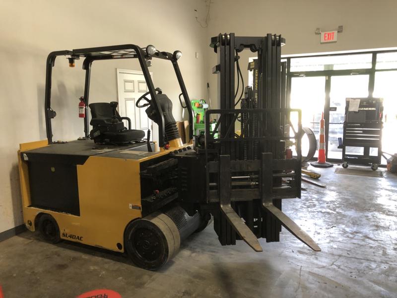 2013 DREXEL SL40AC 4000 LB 48 VOLT ELECTRIC FORKLIFT CUSHION 99/198" 3 ...