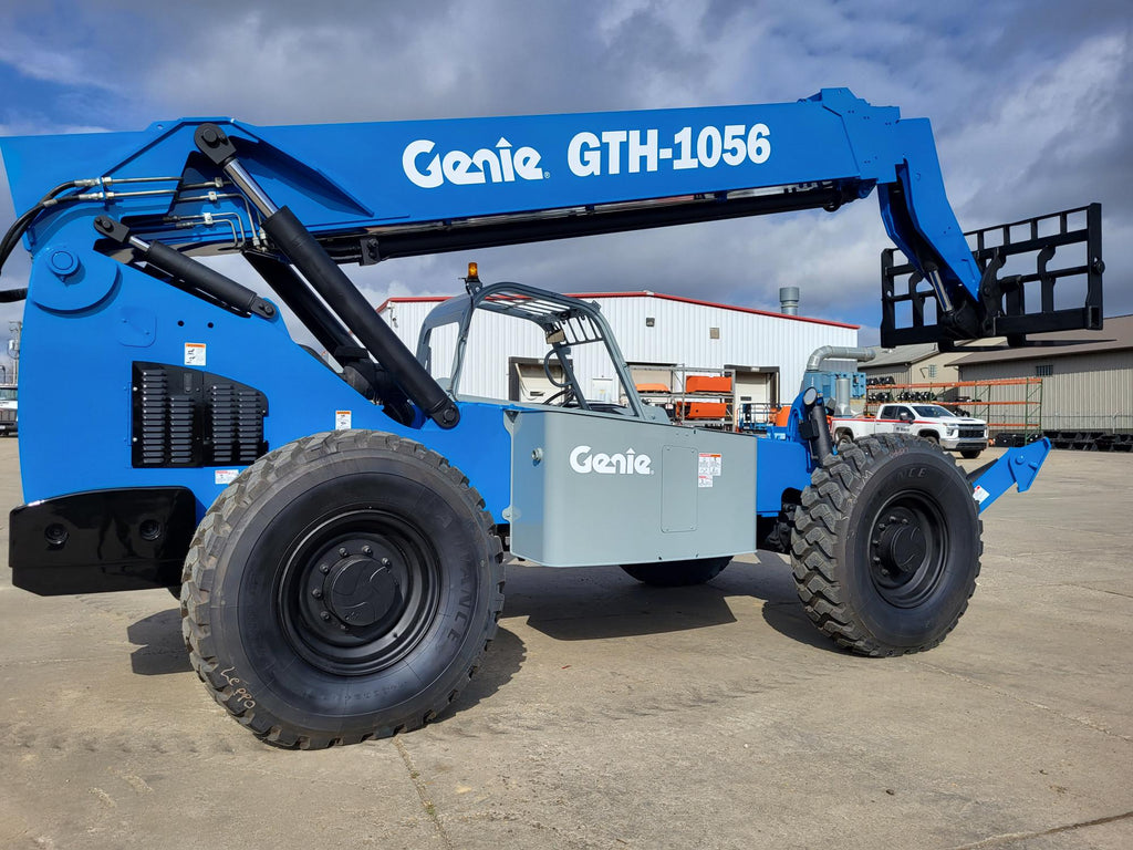 2014 GENIE GTH1056 10000 LB DIESEL TELESCOPIC FORKLIFT TELEHANDLER ...