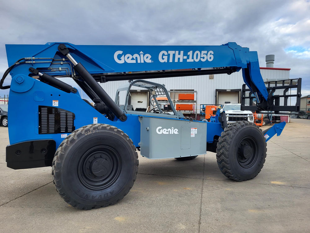 2014 GENIE GTH1056 10000 LB DIESEL TELESCOPIC FORKLIFT TELEHANDLER ...