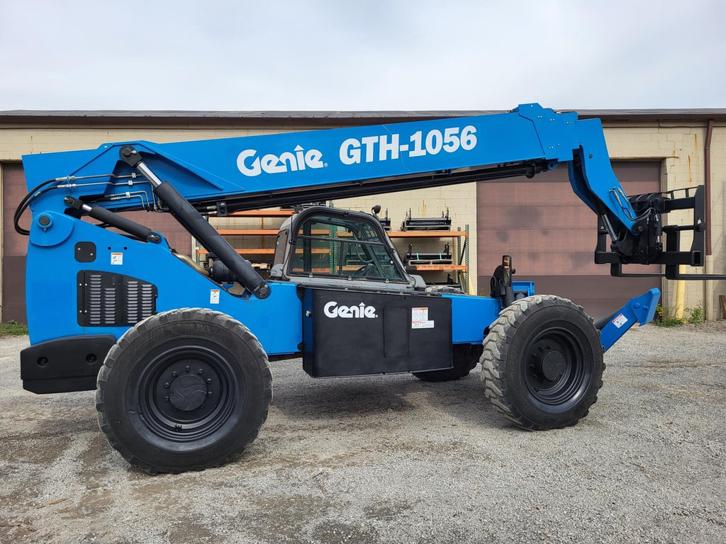 2014 GENIE GTH1056 10000 LB DIESEL TELESCOPIC FORKLIFT TELEHANDLER ...