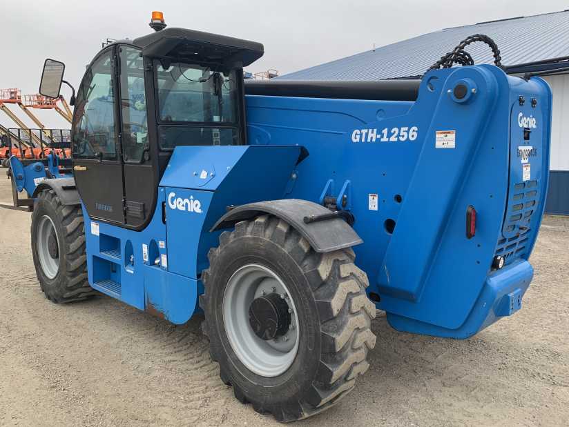 2019 GENIE GTH1256 12000 LB DIESEL TELESCOPIC FORKLIFT TELEHANDLER ...