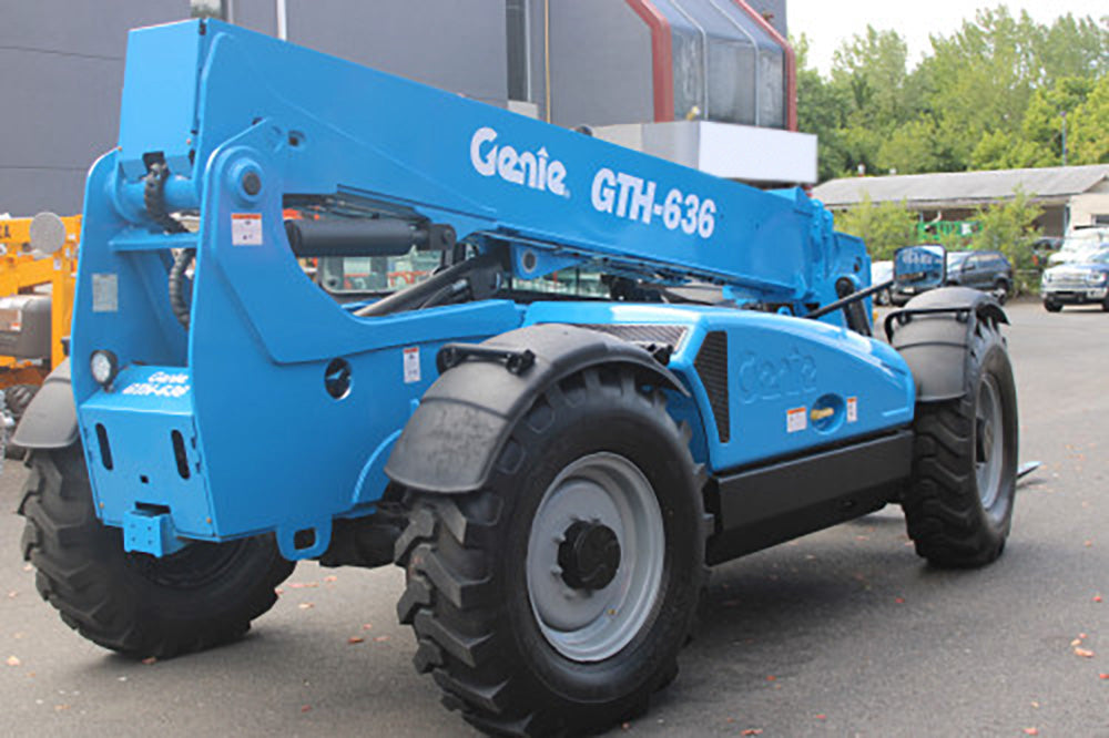2016 GENIE GTH636 6000 LB DIESEL TELESCOPIC FORKLIFT TELEHANDLER ...