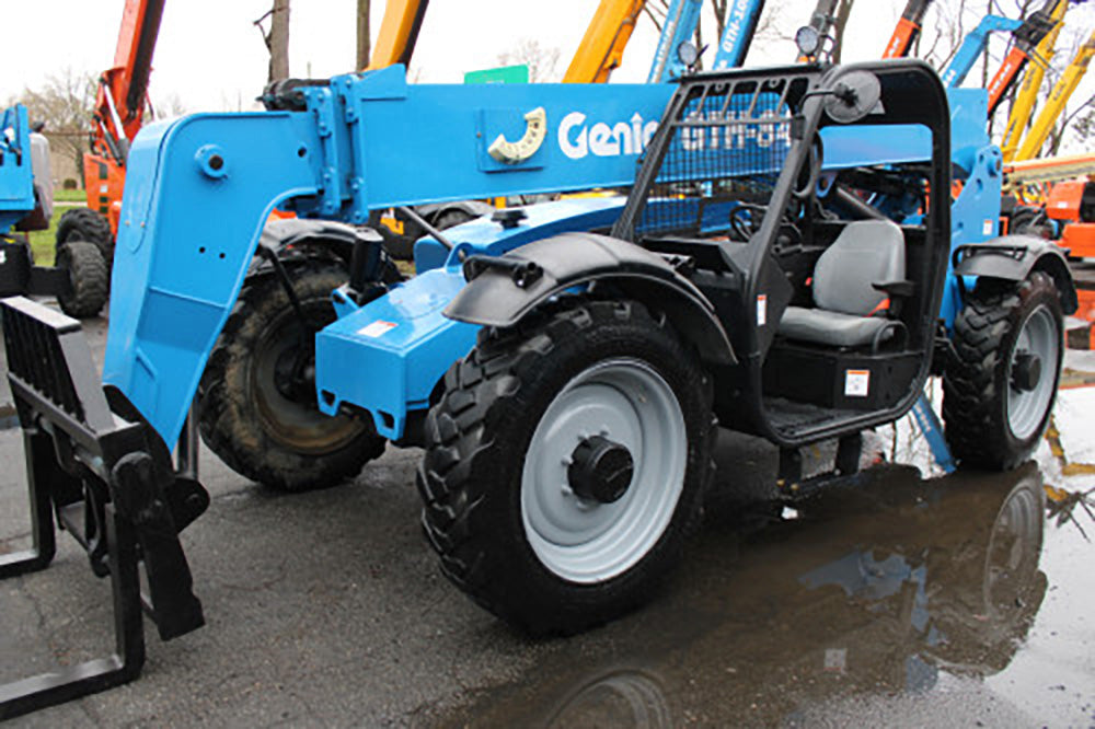 2015 GENIE GTH844 8000 LB DIESEL TELESCOPIC FORKLIFT TELEHANDLER ...