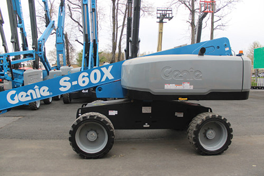 2018 GENIE S60X TELESCOPIC STRAIGHT BOOM LIFT AERIAL LIFT 60' REACH DI ...