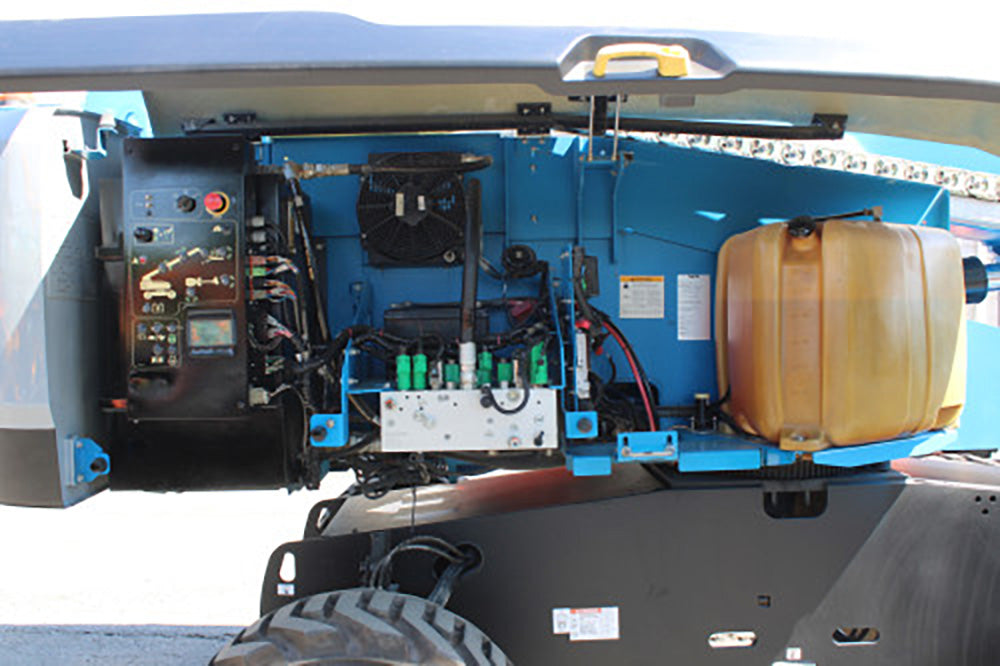 2018 GENIE S65 TELESCOPIC STRAIGHT BOOM LIFT AERIAL LIFT WITH JIB ARM ...