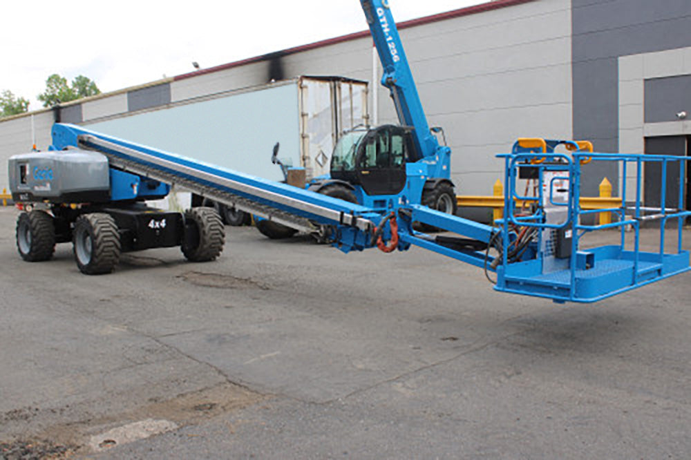 2019 GENIE S85XC TELESCOPIC STRAIGHT BOOM LIFT AERIAL LIFT WITH JIB AR ...
