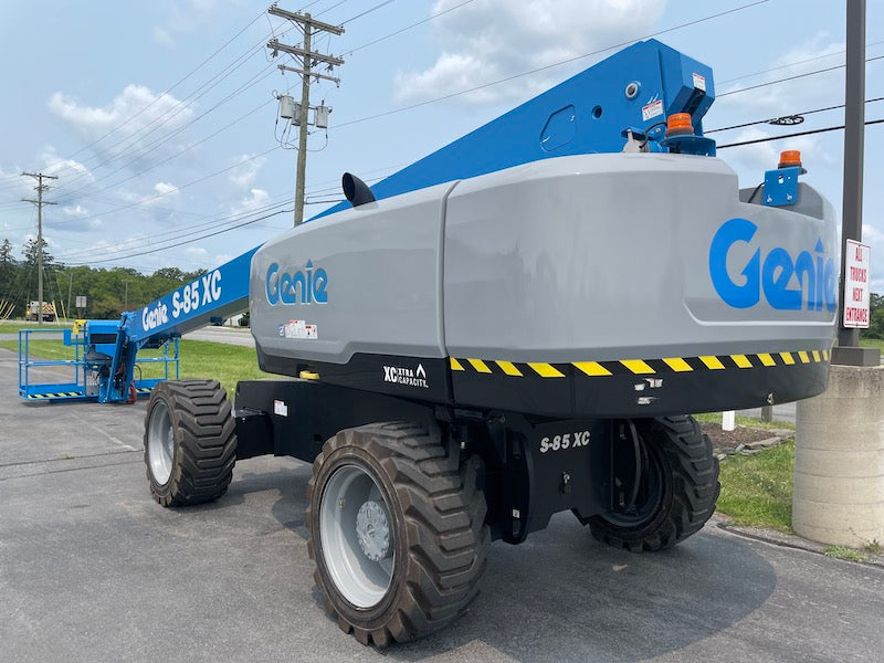 2022 GENIE S85XC TELESCOPIC STRAIGHT BOOM LIFT AERIAL LIFT WITH JIB ARM ...