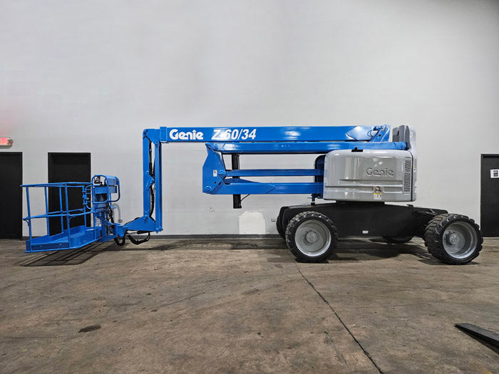 2014 GENIE Z60/34 ARTICULATING BOOM LIFT AERIAL LIFT WITH JIB ARM 60 ...