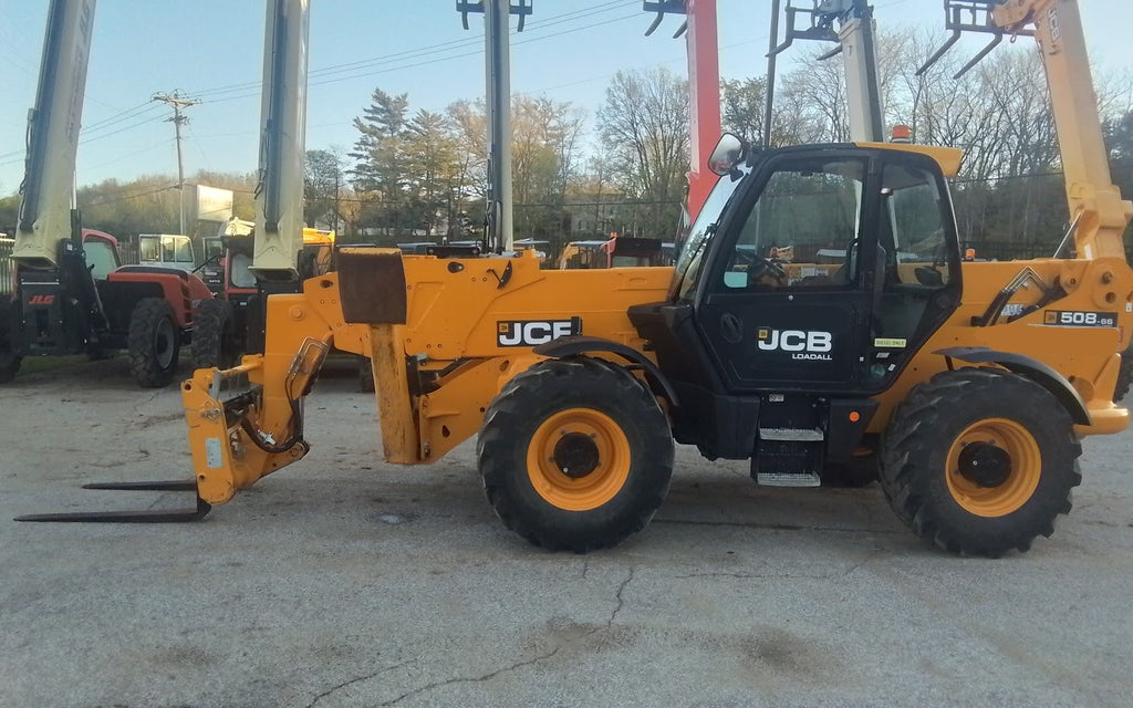 2021 JCB 508-66TC 8000 LB DIESEL TELESCOPIC FORKLIFT TELEHANDLER ...