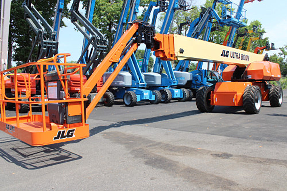 2019 JLG 1200SJP STRAIGHT BOOM LIFT AERIAL LIFT WITH JIB ARM 125' REAC ...