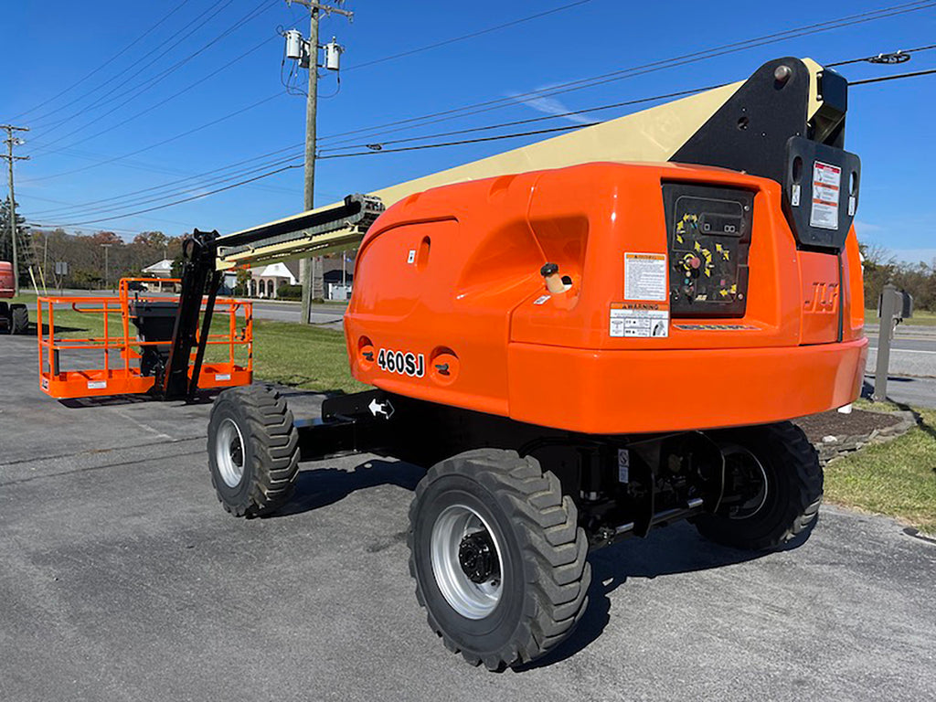 2013 JLG 460SJ TELESCOPIC STRAIGHT BOOM LIFT AERIAL LIFT WITH JIB ARM ...