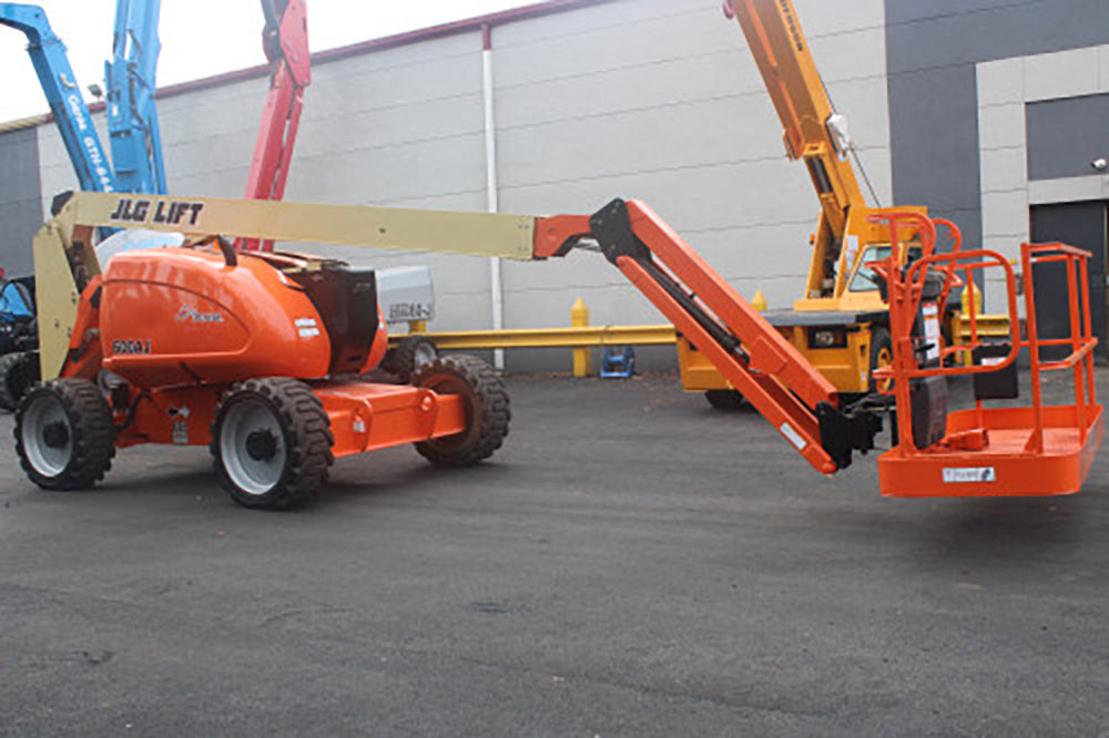 2016 JLG 600AJ ARTICULATING BOOM LIFT AERIAL LIFT WITH JIB ARM 60 ...