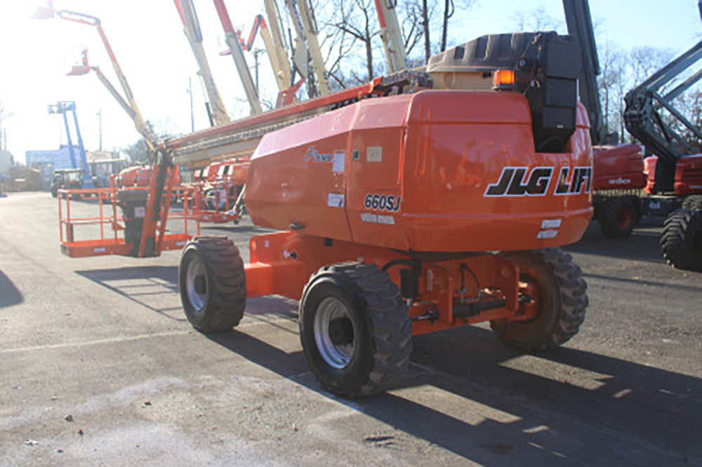 2019 JLG 660SJ TELESCOPIC BOOM LIFT AERIAL LIFT WITH JIB ARM 66' REACH ...
