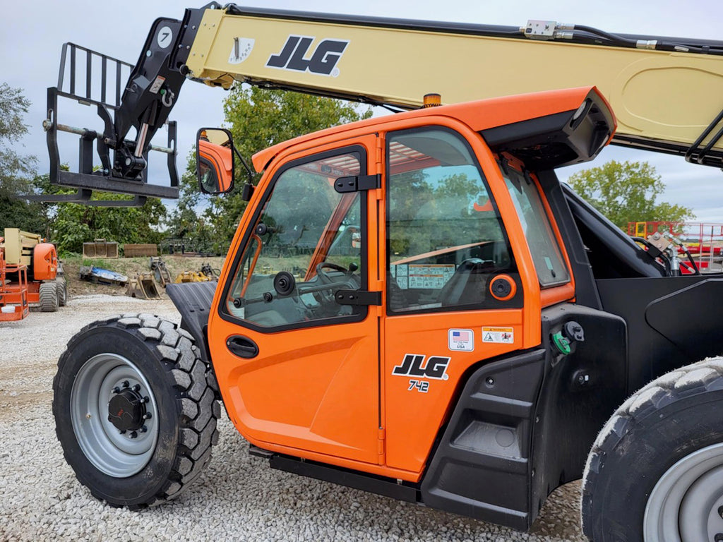 2023 JLG 742 7000 LB DIESEL TELESCOPIC FORKLIFT TELEHANDLER ENCLOSED ...