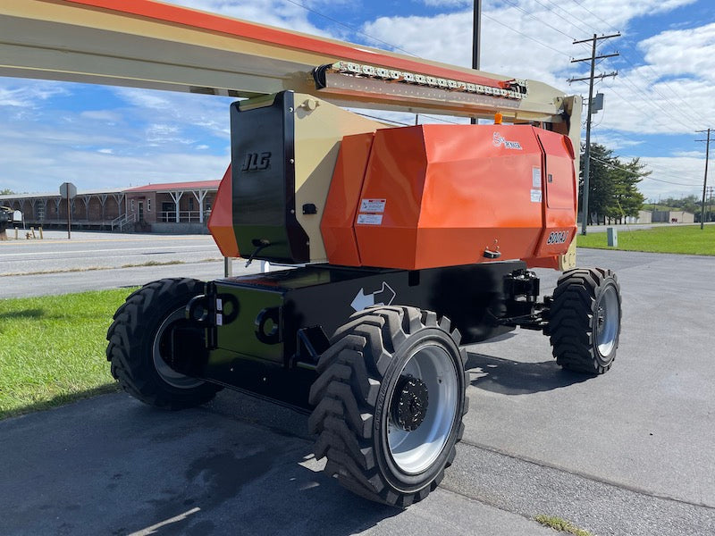 2014 JLG 800AJ TELESCOPIC ARTICULATING BOOM LIFT AERIAL LIFT WITH JIB ...