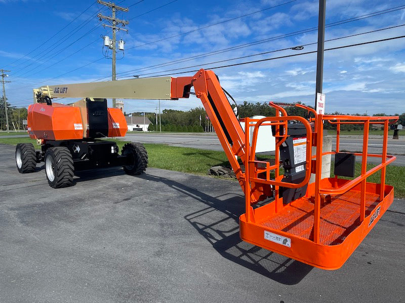2014 JLG 800AJ TELESCOPIC ARTICULATING BOOM LIFT AERIAL LIFT WITH JIB ...