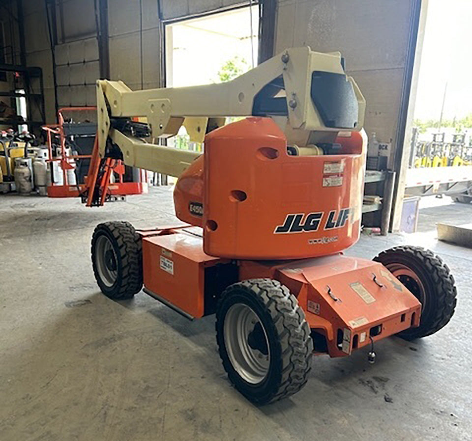 2015 JLG E450AJ ARTICULATING BOOM LIFT AERIAL LIFT WITH JIB ARM 45 ...