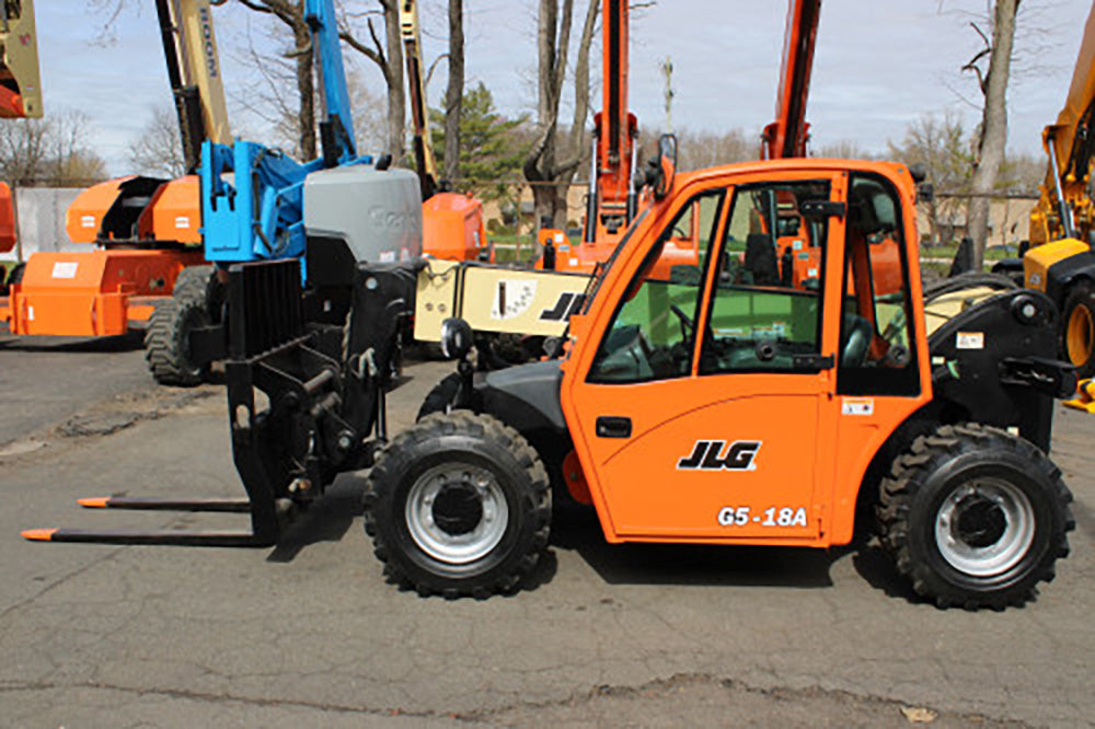 2015 JLG G5-18A 5500 LB DIESEL TELESCOPIC FORKLIFT 4WD ENCLOSED HEATED ...