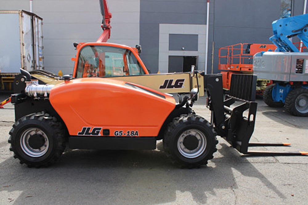2015 JLG G5-18A 5500 LB DIESEL TELESCOPIC FORKLIFT 4WD ENCLOSED HEATED ...