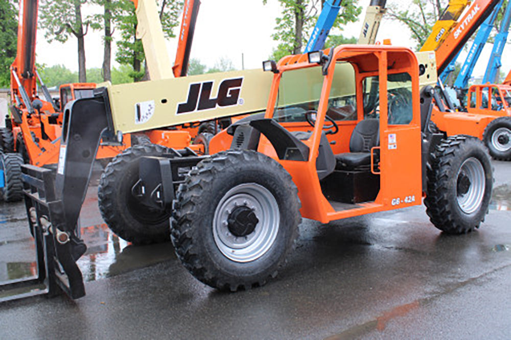 2014 JLG G6-42A 6000 LB DIESEL TELESCOPIC FORKLIFT TELEHANDLER PNEUMAT ...