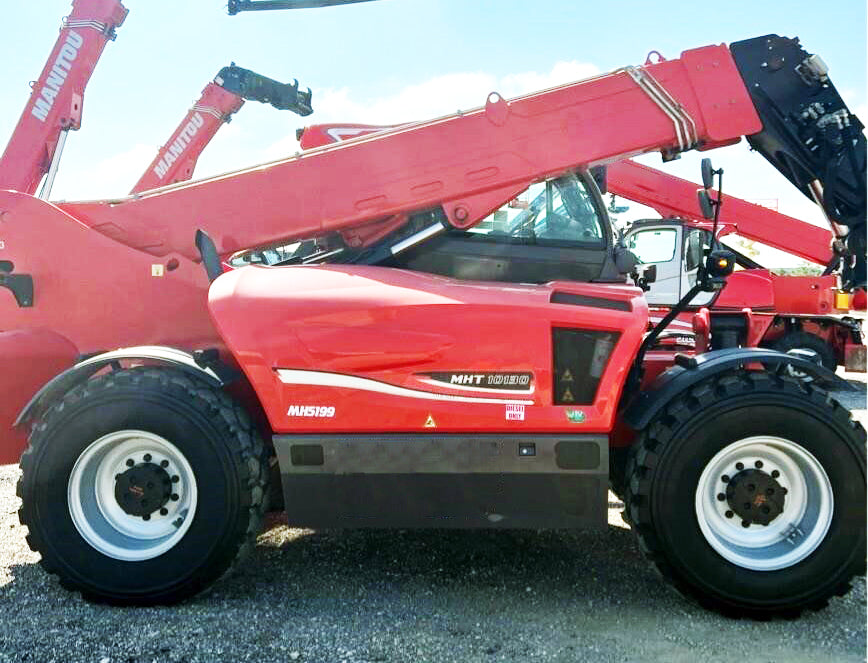2021 MANITOU MHT10130 30000 LB DIESEL PNEUMATIC TELEHANDLER 33' REACH ...