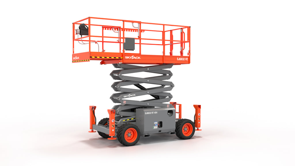 2025 SKYJACK SJ6832RT SCISSOR LIFT 32' REACH DUAL FUEL ROUGH TERRAIN ...