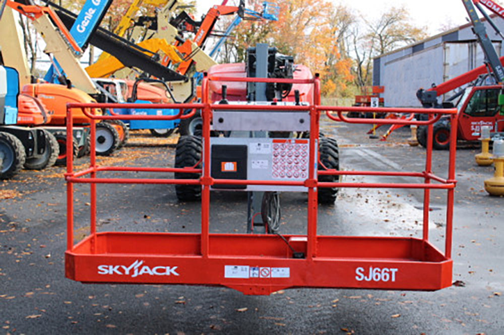 2016 SKYJACK SJ66T STRAIGHT BOOM LIFT AERIAL LIFT WITH JIB ARM 66 ...