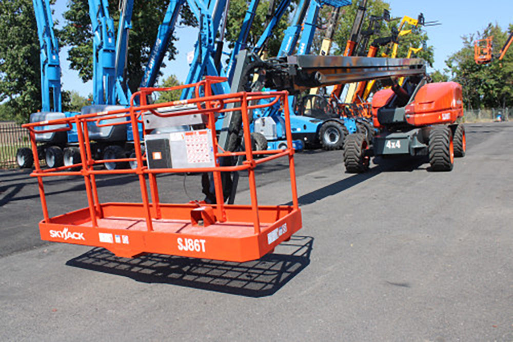 2019 SKYJACK SJ86T STRAIGHT BOOM LIFT AERIAL LIFT WITH JIB ARM 86 ...