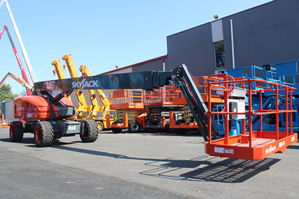 2019 SKYJACK SJ86T STRAIGHT BOOM LIFT AERIAL LIFT WITH JIB ARM 86 ...