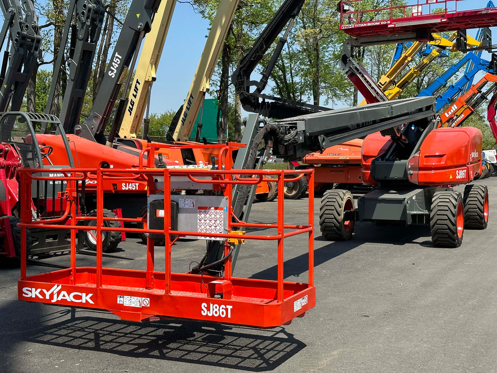 2020 SKYJACK SJ86T STRAIGHT BOOM LIFT AERIAL LIFT WITH JIB ARM 86 ...
