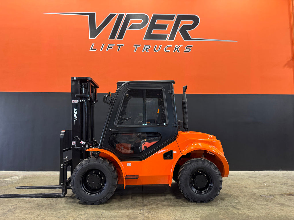2026 VIPER RTD25F-4 5000 LB DIESEL FORKLIFT PNEUMATIC 95/185" 3 STAGE ...