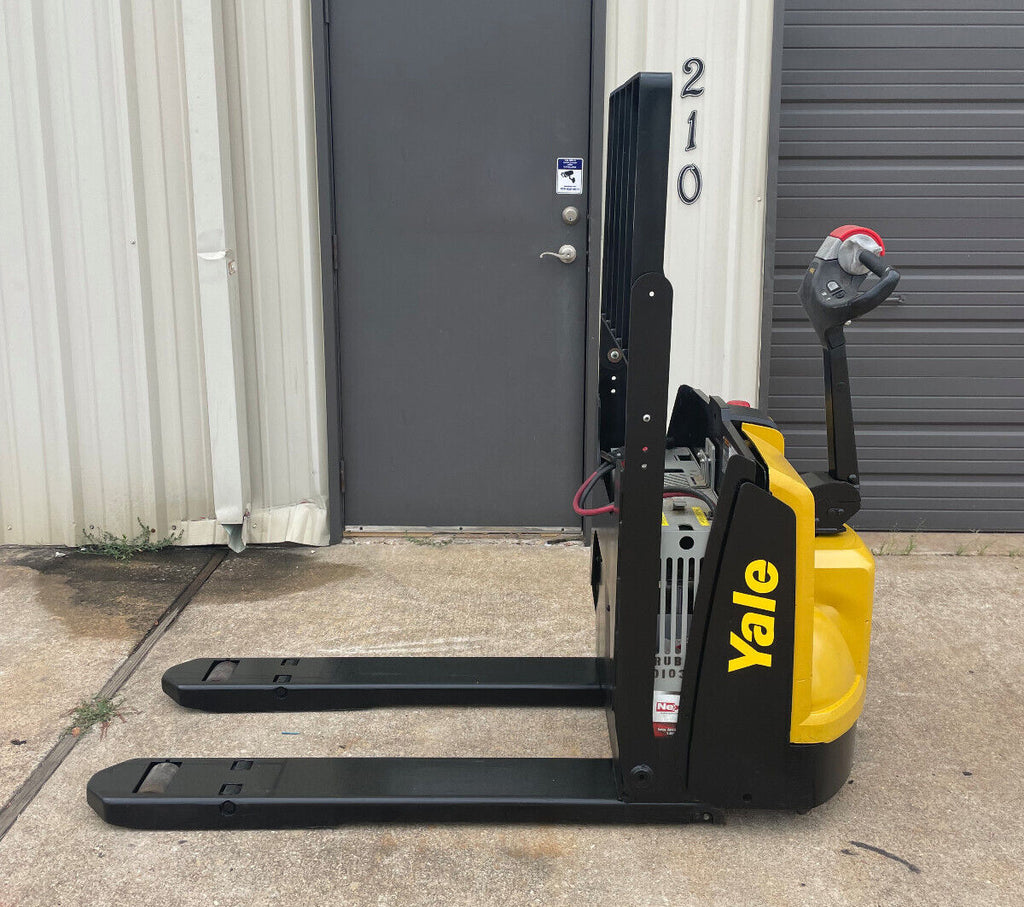 2016 YALE MPB045 4500 LB ELECTRIC WALKIE PALLET JACK CUSHION 2836 HOURS ...