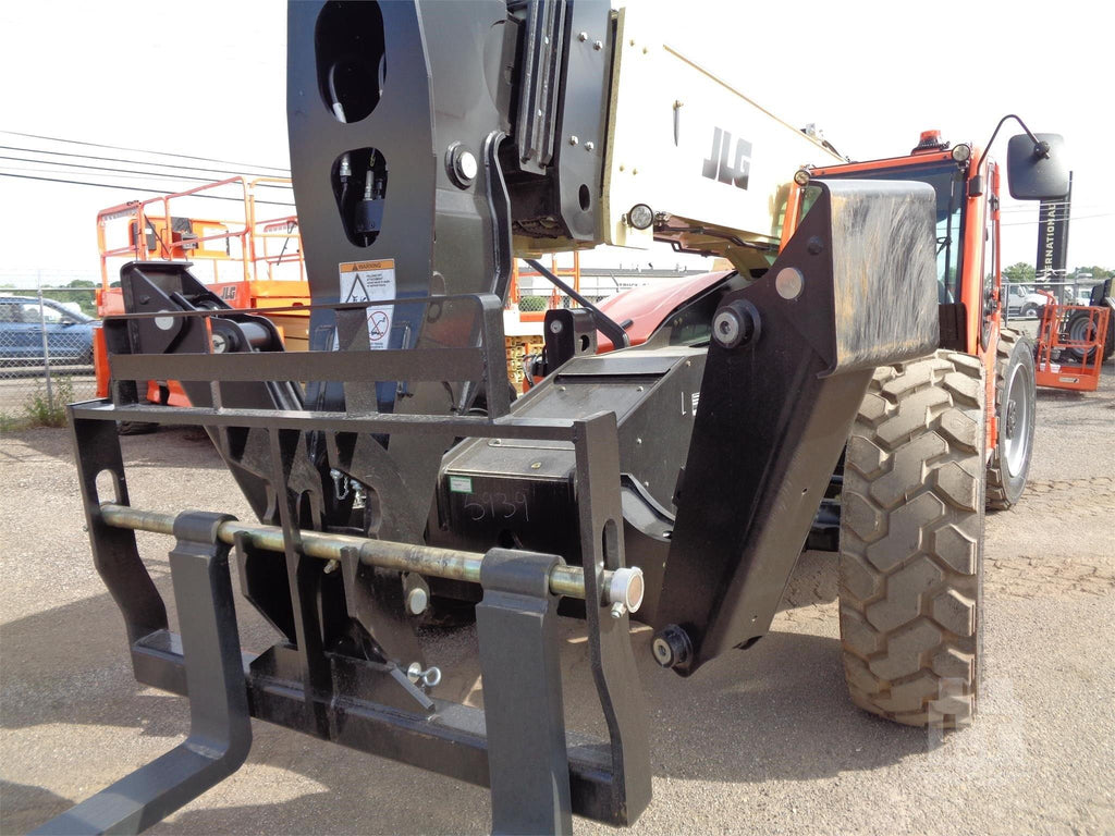 2019 JLG 1055 10000 LB DIESEL TELESCOPIC FORKLIFT 4WD ENCLOSED CAB BRA ...