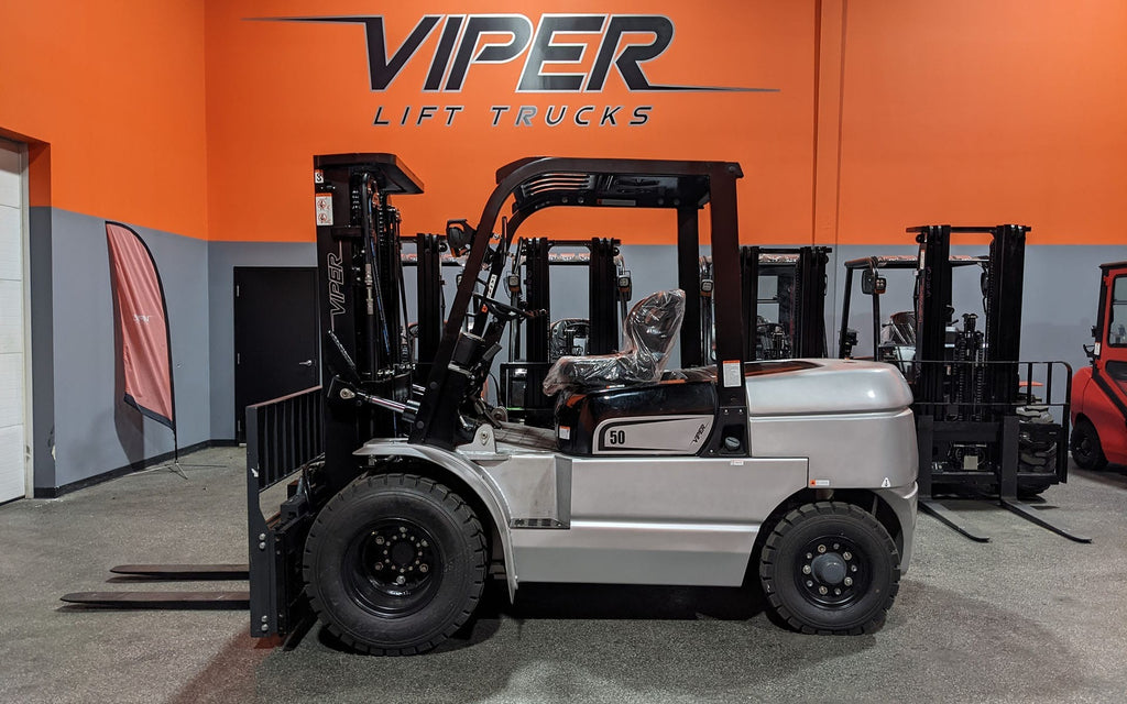 2026 VIPER FD50 11000 LB DIESEL FORKLIFT DUAL DRIVE PNEUMATIC 91/189 ...