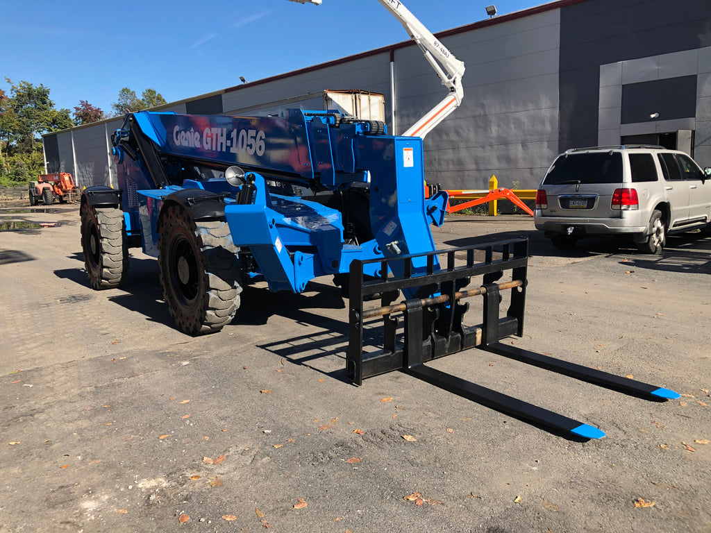 2015 GENIE GTH1056 10000 LB DIESEL TELESCOPIC FORKLIFT TELEHANDLER ...