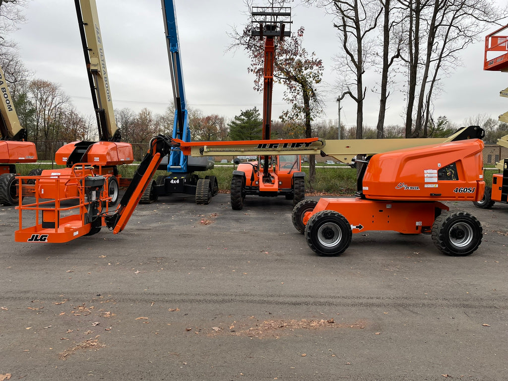2016 JLG 460SJ STRAIGHT BOOM LIFT AERIAL LIFT WITH JIB ARM 46' REACH D ...