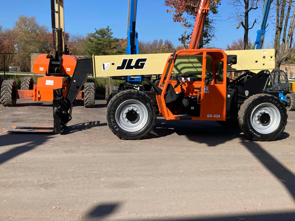 2016 JLG G9-43A 9000 LB DIESEL TELESCOPIC FORKLIFT TELEHANDLER ...