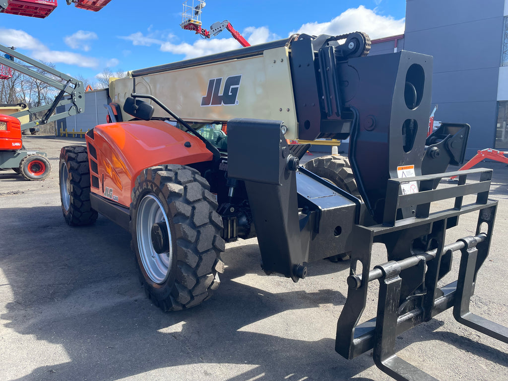 2018 JLG 1255 12000 LB DIESEL TELESCOPIC FORKLIFT TELEHANDLER PNEUMATIC ...